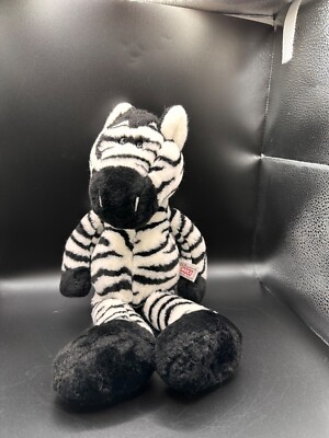 Zebra Plush Nici by Enesco Wild 14" Stuffed Animal Germany Weighted Vtg ...