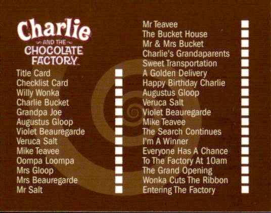 Charlie and the Chocolate Factory Mini Trading Card YOU PICK 2005 Cardz ...