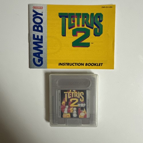 Tetris 2 Nintendo Game Boy - Game Cartridge Tested Works Authentic with ...