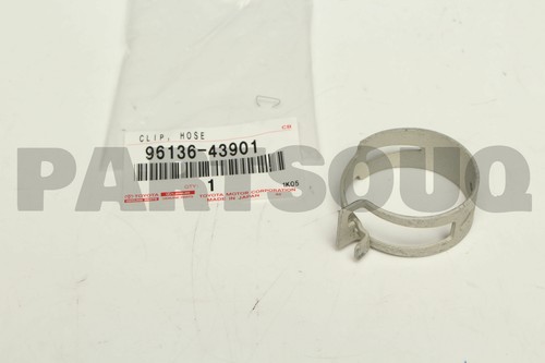 9613643901 Genuine Toyota CLAMP OR CLIP, HOSE(FOR RADIATOR INLET) 96136 ...