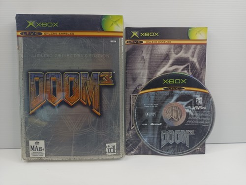 Doom 3 STEELBOOK Limited Collectors Edition for Microsoft Xbox | eBay ...