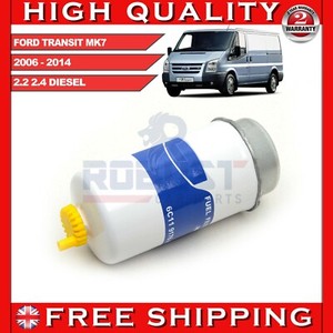 FUEL FILTER FOR FORD TRANSIT MK7 2.2 2.4 TDCI DIESEL (2006 - 2014 ...
