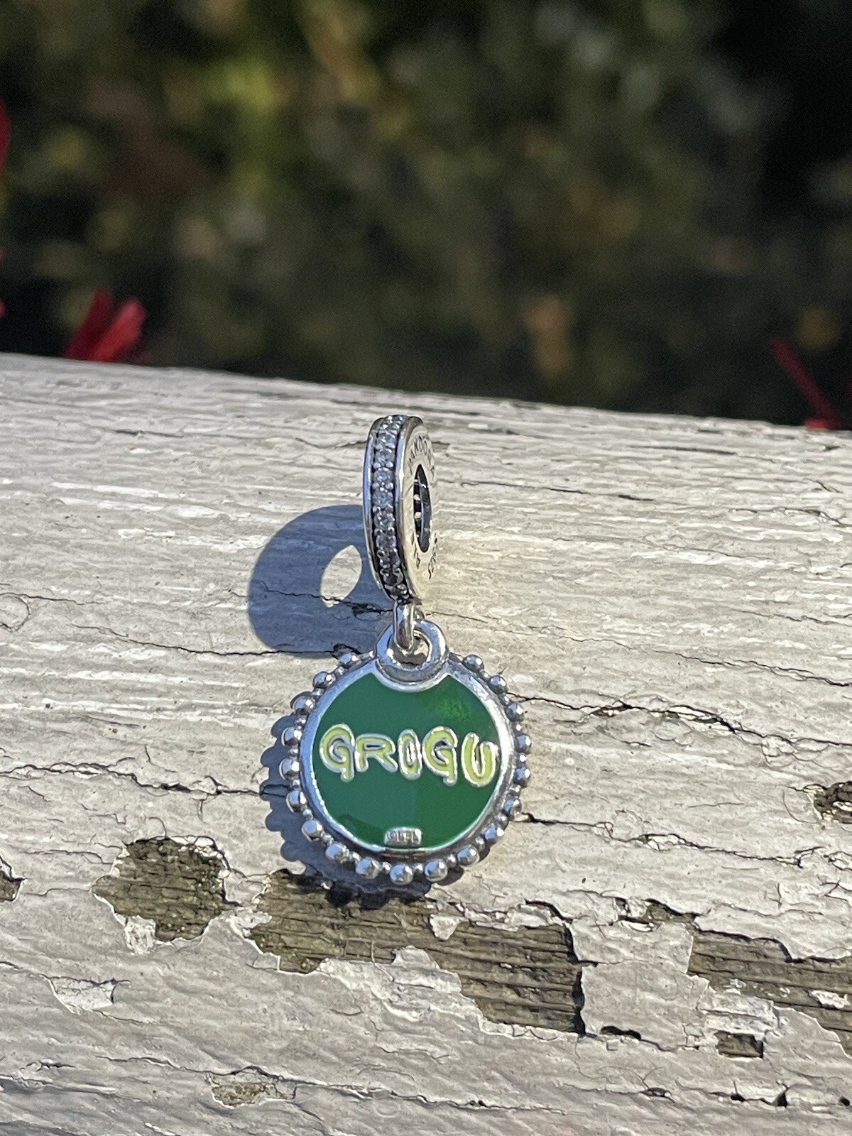 Rare Pandora Disney Parks Exclusive Green Star Wars Grogu Mandalorian ...