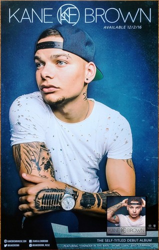KANE BROWN Self-Titled Ltd Ed New RARE Tour Poster! Country Pop ...