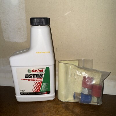 Castrol Ester Refrigerant Lubricant ForA/C Systems 8 FL. OZ (237 ML ...