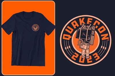 QuakeCon 2023 Grapevine TX PC Gaming Rig Navy Blue Unisex T-Shirt ...