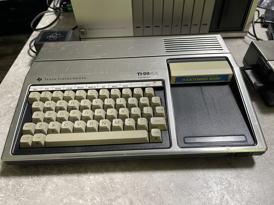 texas instruments home computer ti-99/4a W/ Expansion Module | eBay