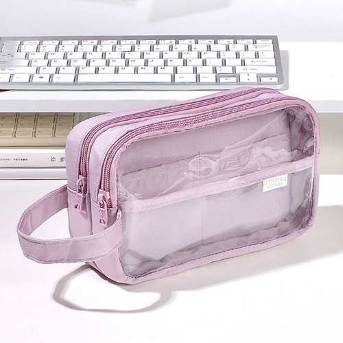 3 Layer School Cases Large Capacity Stationery Holder Pencil Bag School ...