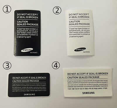 Genuine Samsung Box Outer Label Sticker Seal Lot For Samsung A Series ...