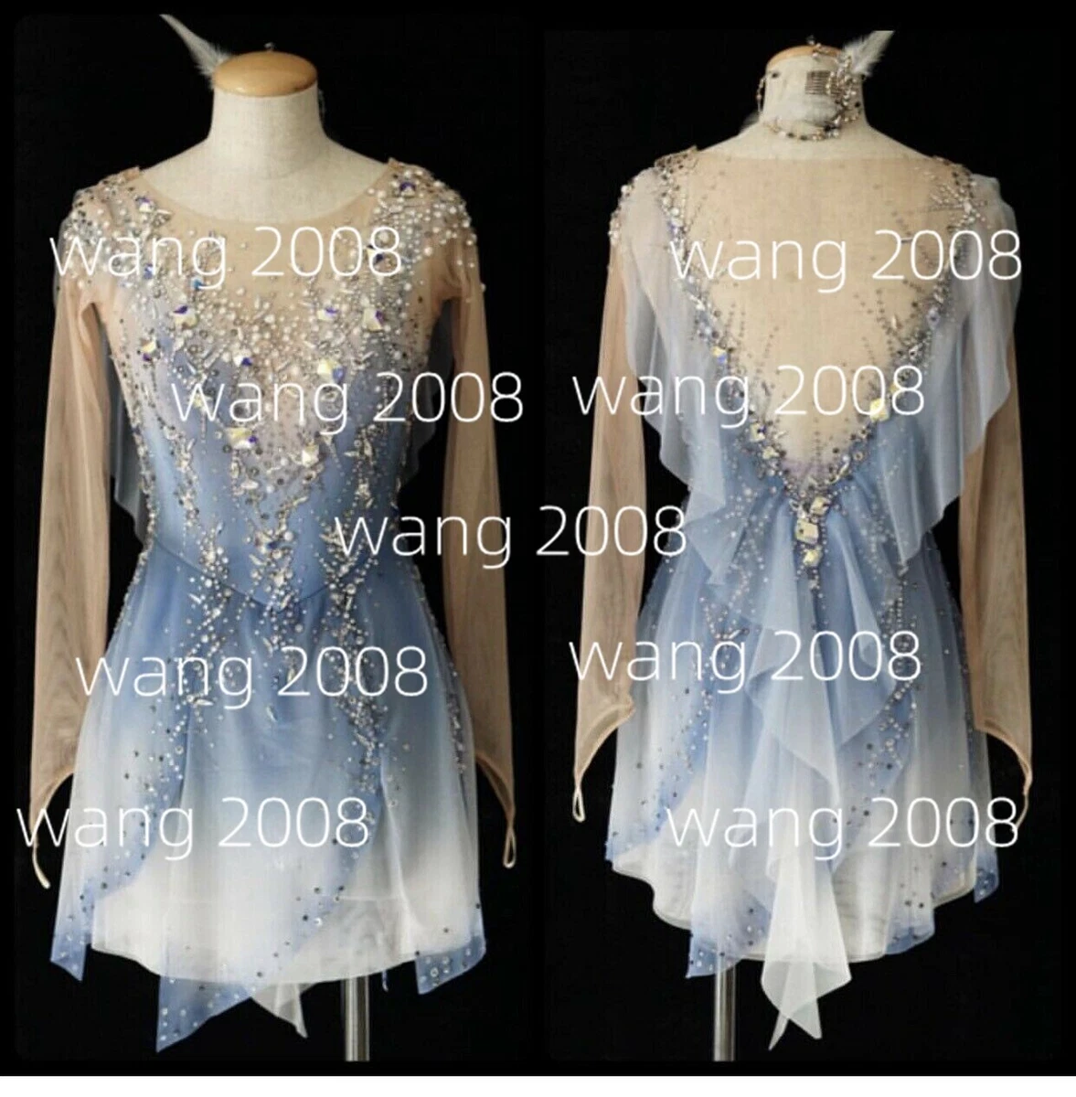 Light Blue Figure Skating Dresses