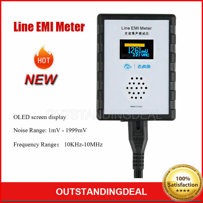 Line EMI Meter 10KHz-10MHz Mains Noise Analyzer w/ OLED Display NEW | eBay