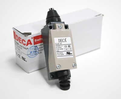 SL4V-01 DECA Sealed Push Plunger Miniature Enclosed Limit Switch 15A ...