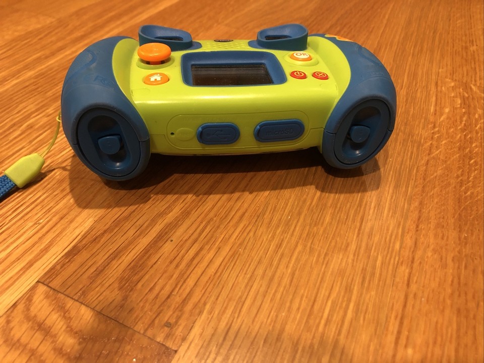 VTech Kidizoom Camera Connect Blue/Green 1.3 Mega Pixels,4x Digital ...