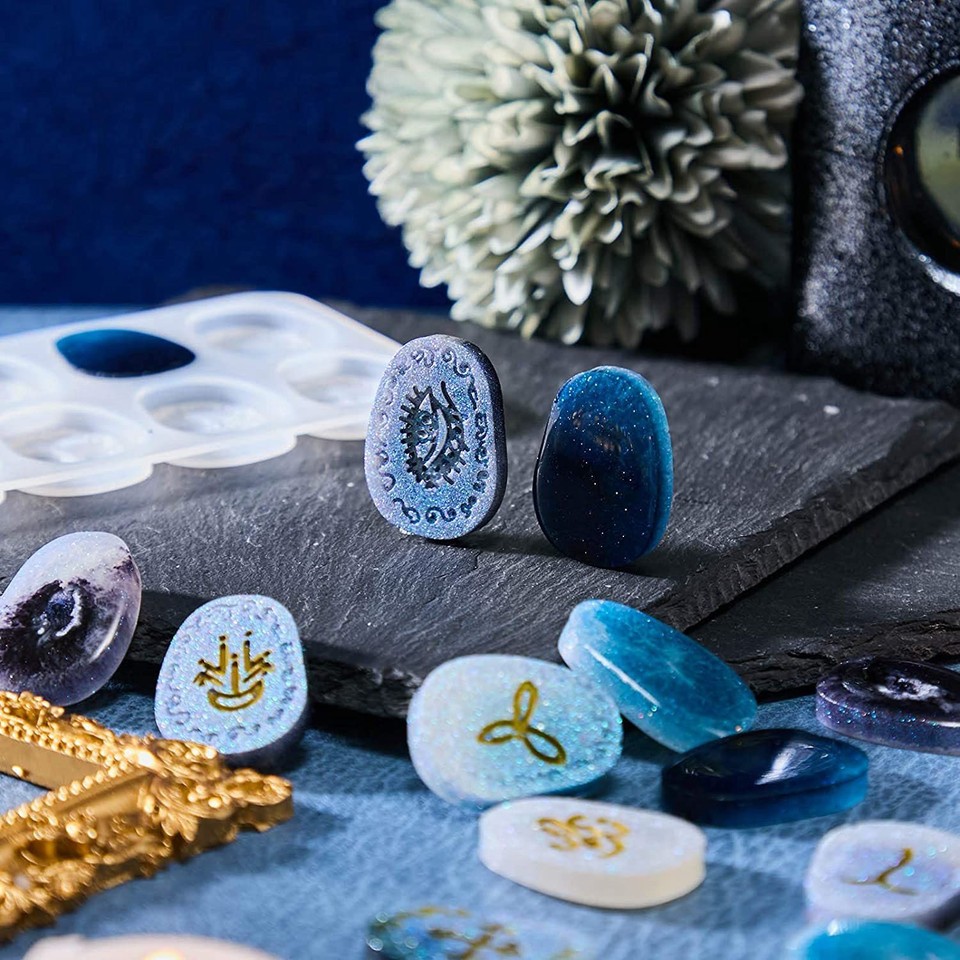 Rune Harz Form Symbol Runen Buchstabe Silikon Form Diy Symbol Wort ...