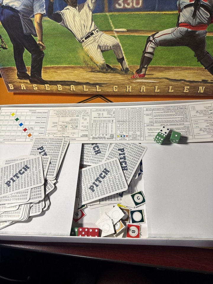 Tri-Valley Boardgame Baseball Challenge Box VG+/EX | eBay