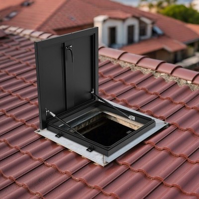 Aluminum Alloy Roof Hatch Lockable Roof Access Hatch Suitable For ...