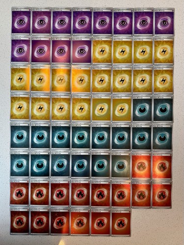 HUGE🔥Pokemon 151 Basic Energy Cosmo Holo Lot 116 Cards Total! Full Set ...