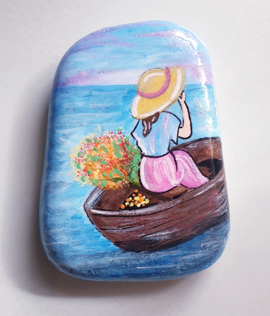 Simple Painted Rocks Scenery Easy Acrylic Landscape: How To Paint