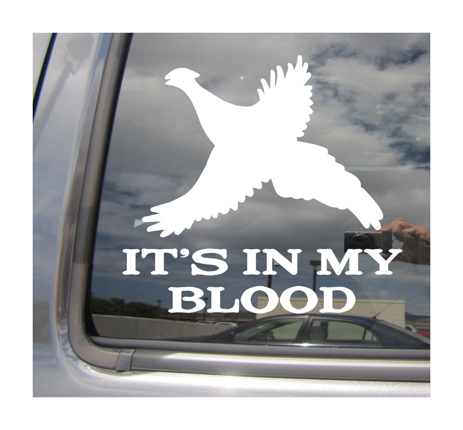 Pheasant Hunting It's In My Blood - Bird Hunter Car Vinyl Decal Sticker ...