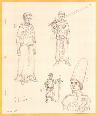 Tigtone Original Animation Art by Songgu Kwon: Kid Daker Concepts 4-7 ...