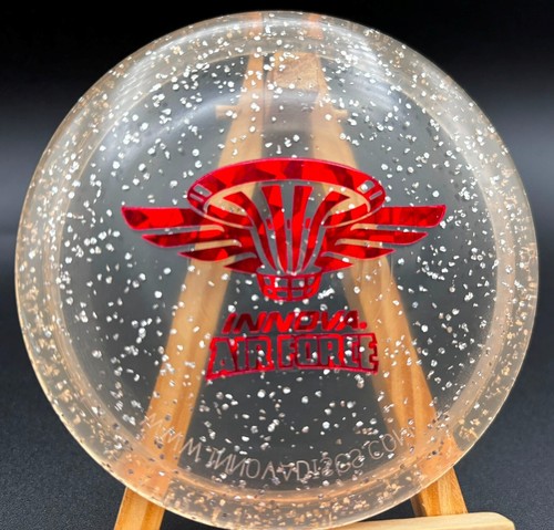 Innova MINI Disc Golf Frisbee Metal Flake Champion Air Force Clear New ...