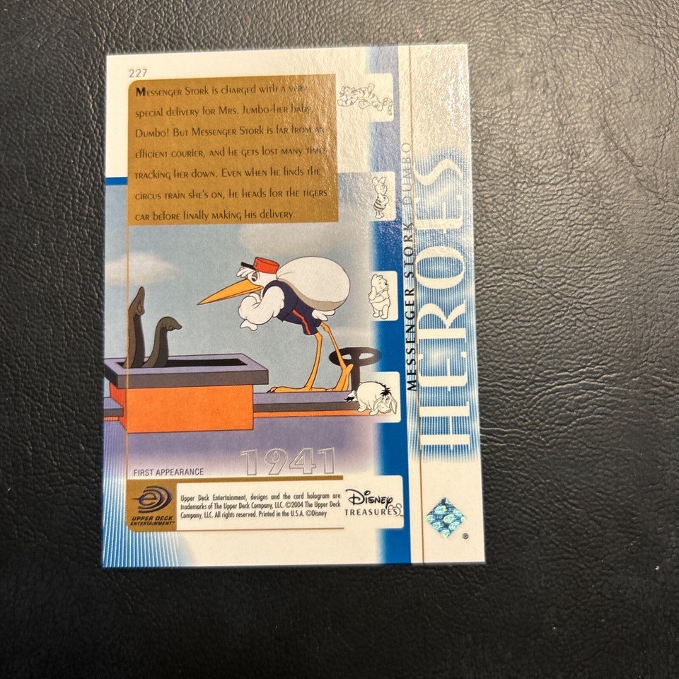 Jb10b Disney Treasures 2004 #227 Messenger Stork Dumbo Hero 1941 | eBay