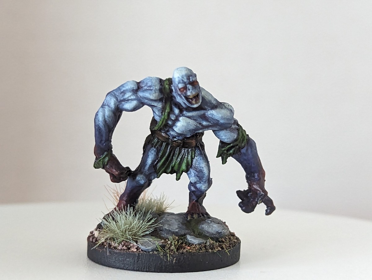 Reaper Miniatures Logo Reaper Bones Black 44011: Monstercrown Ogre