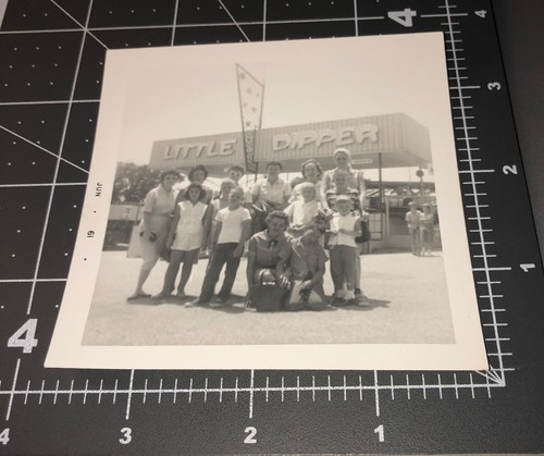 1961 LITTLE DIPPER Amusement Park MCM Carnival Ride SIGN Vintage ...