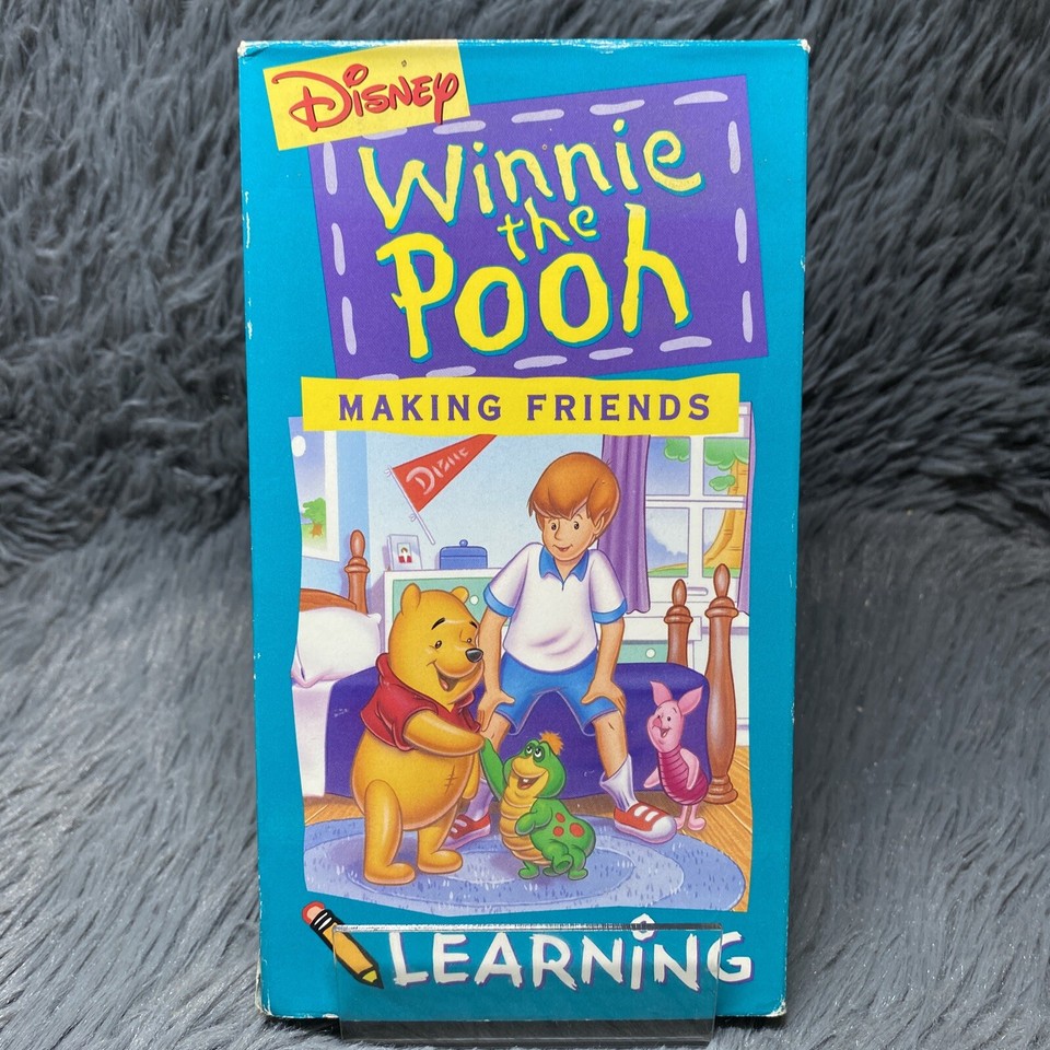Disney Winnie the Pooh Making Friends Learning VHS Vintage 1994 Tigger ...