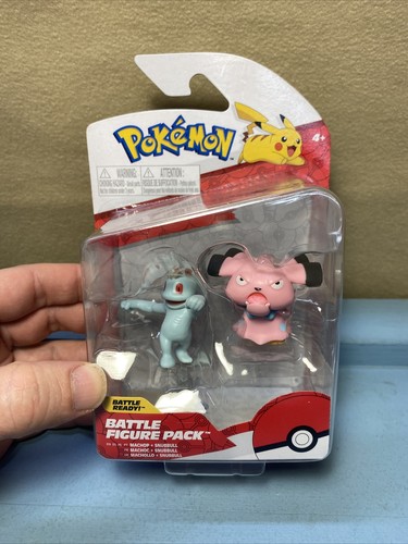 Pokemon Battle Action Figure Set SNUBBULL & MACHOP - 2 Pack 2022 NIP ...