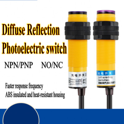 Infrared Diffuse Reflection Photoelectric Switch Proximity Sensor PNP ...