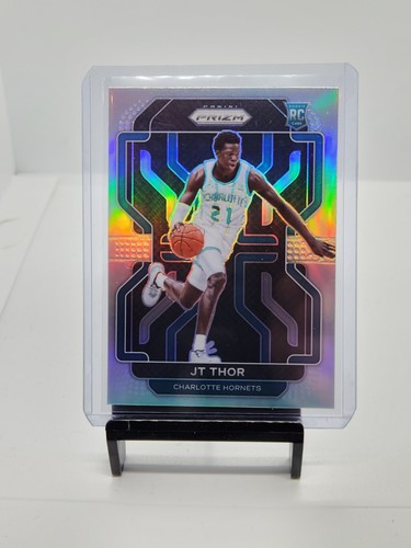2021-22 Panini Prizm J.T. Thor Silver Prizm Rookie Charlotte Hornets ...