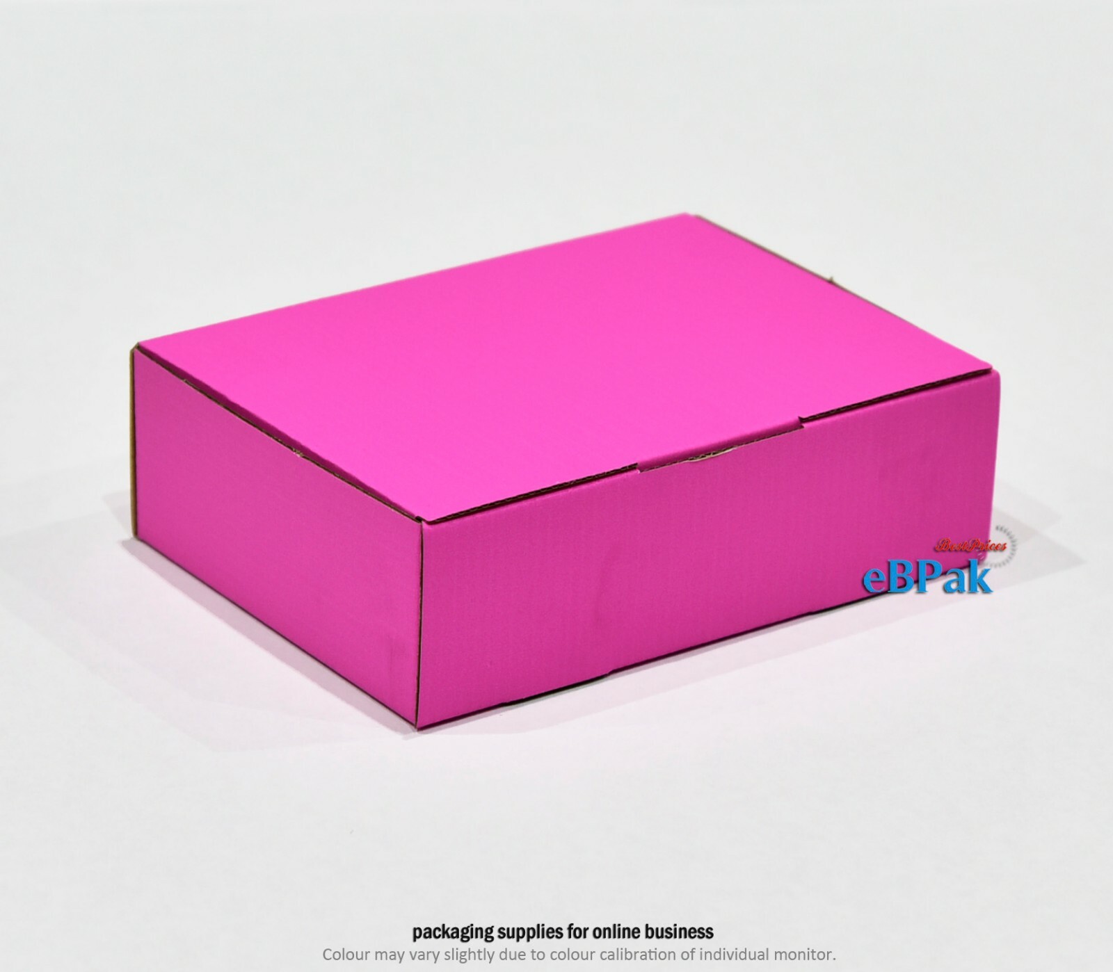 50x Mailing Box 174 x 128 x 53mm Diecut Hot Pink Shipping Carton B75 ...