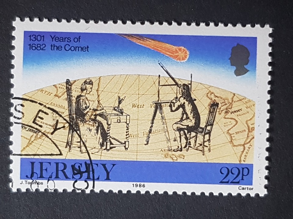 Jersey; Appearance of Halley's Comet; complete used set | eBay UK