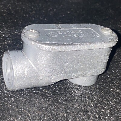 ½” Thread SLB CONDUIT OUTLET BODY 1.8 Cu. In. E30640 Metal, Preowned ...