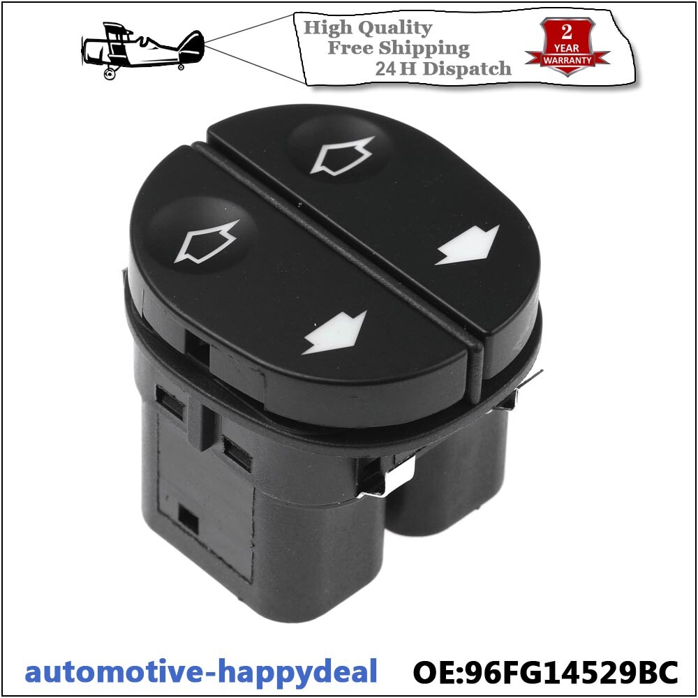 Electric Power Window Switch For Ford Fiesta Fusion MK5 MK6 96FG14529BC ...