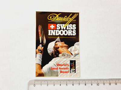 Adhesive Davidoff Swiss Indoors Tennis Basel Sticker Autocollant ...