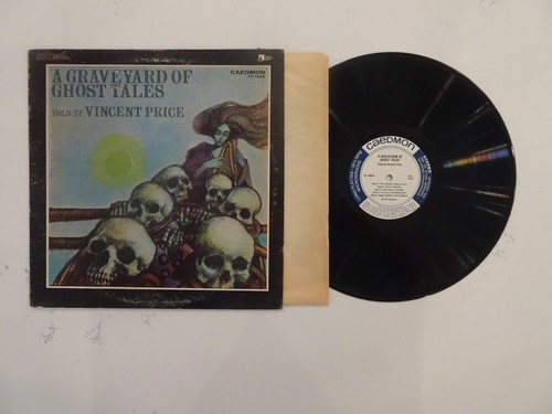 VINCENT PRICE A GRAVEYARD OF GHOST TALES LP ULTRA RARE 1974 CAEDMON~NO ...