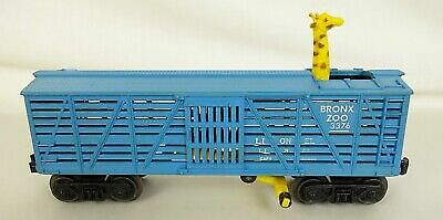 Lionel 3376 Bronx Zoo Giraffe Car Blue Postwar O Gauge X8461 for sale ...