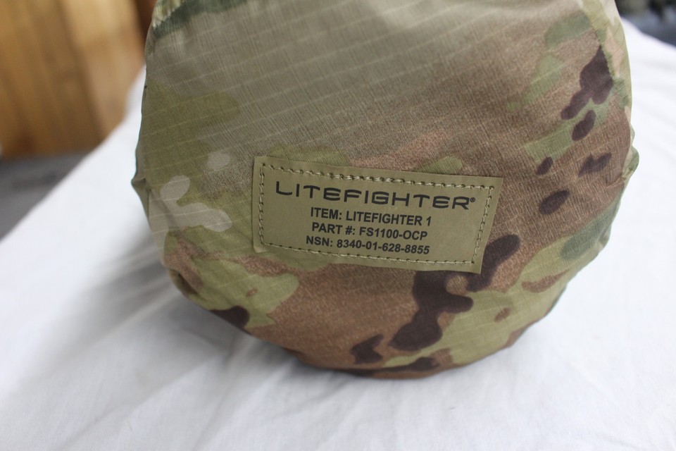 US Army LITEFIGHTER 1 Individual Shelter System 1 Man Tent Multicam OCP ...