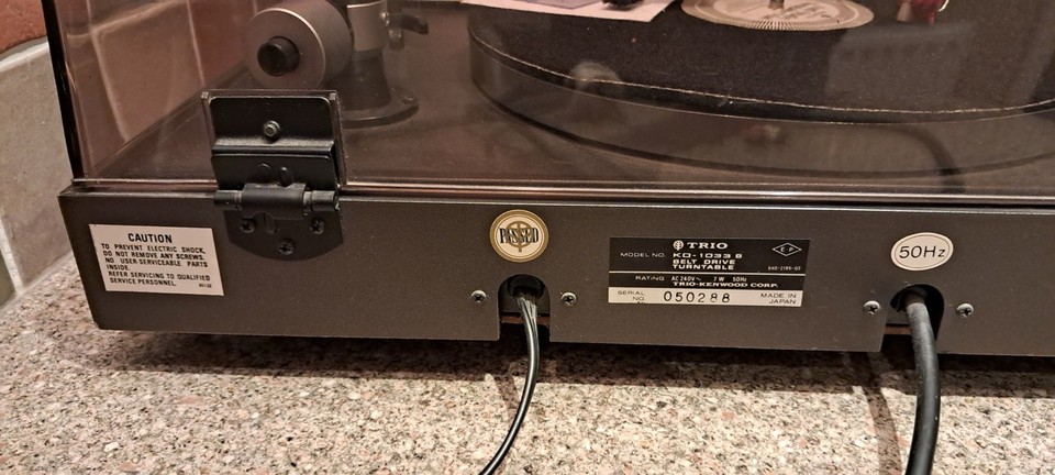 Vintage Hi-Fi Component TRIO (Kenwood) KD1033 Belt Drive Record ...