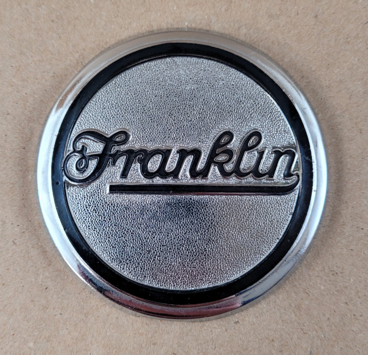 1930-34 Franklin Crank Hole Car Auto Name Plate Original Radiator Badge ...