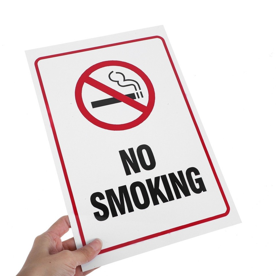 No Smoking Sign Business No Smoking Aluminum Sign Warning Sign For ...