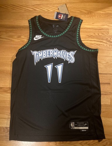 Nike Minnesota Timberwolves Naz Reid #11 Jersey 48 L Trees Blk Hardwood ...