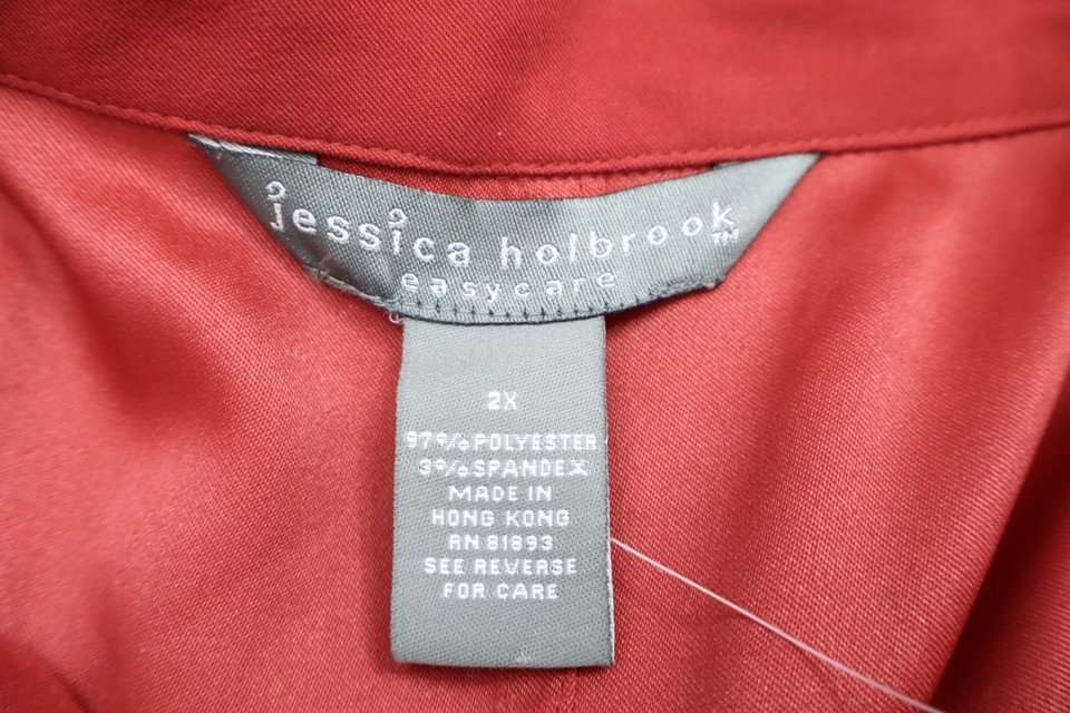 NWT JESSICA HOLBROOK Women's Polyester Blazer Jacket Scarlet Red Size ...
