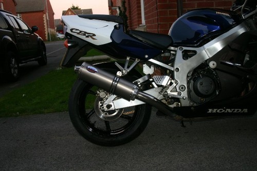 Honda Blade CBR900 Fireblade 92-95 Titanium oval ROAD LEGAL MTC Exhaust ...