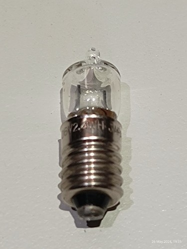 Replacement Halogen Bicycle 6V Dynamo Headlight Bulb (6V, 2.4W, 0.4A ...