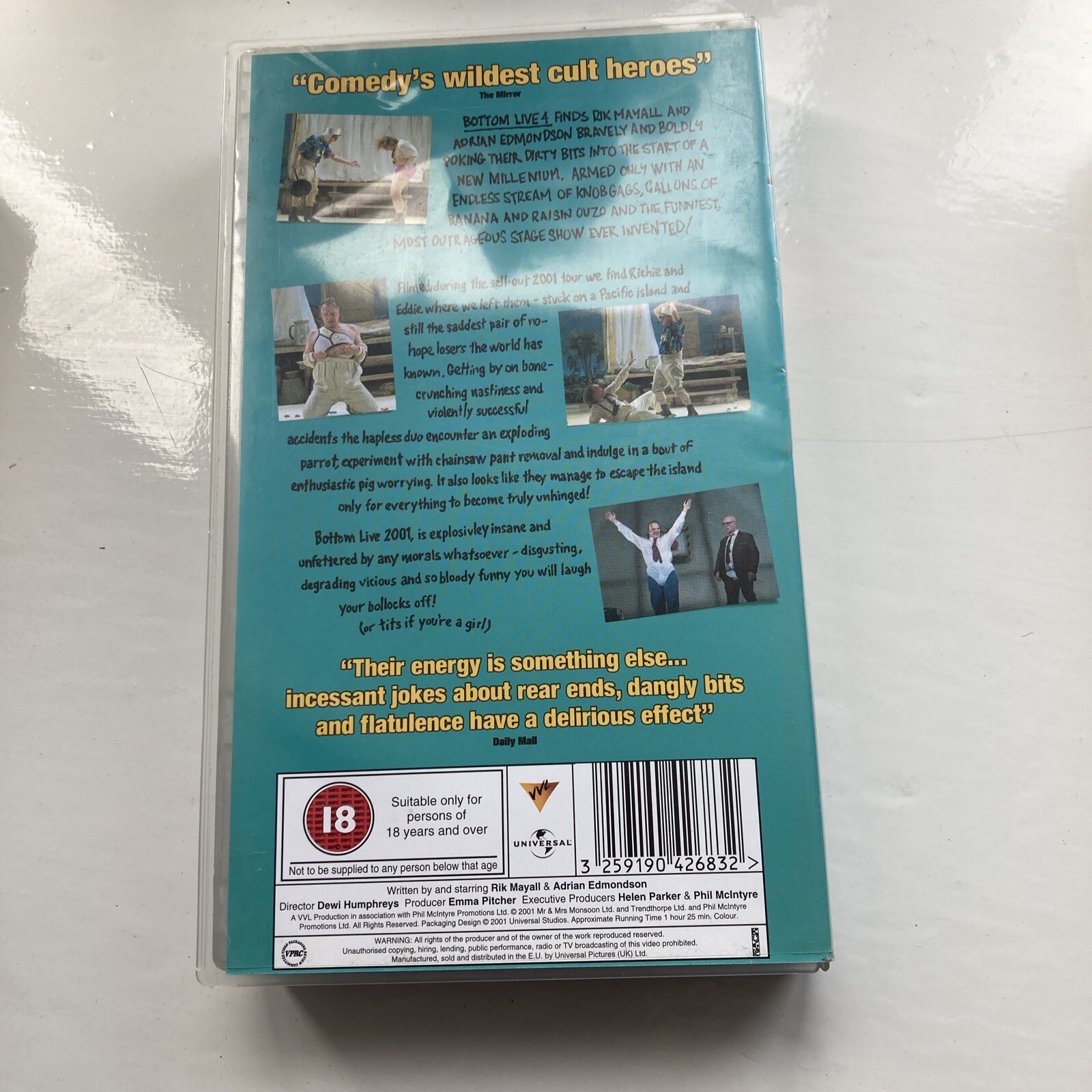 Bottom Live 2001 An Arse Oddity VHS Video Tape Cert 18 3259190426832 | eBay