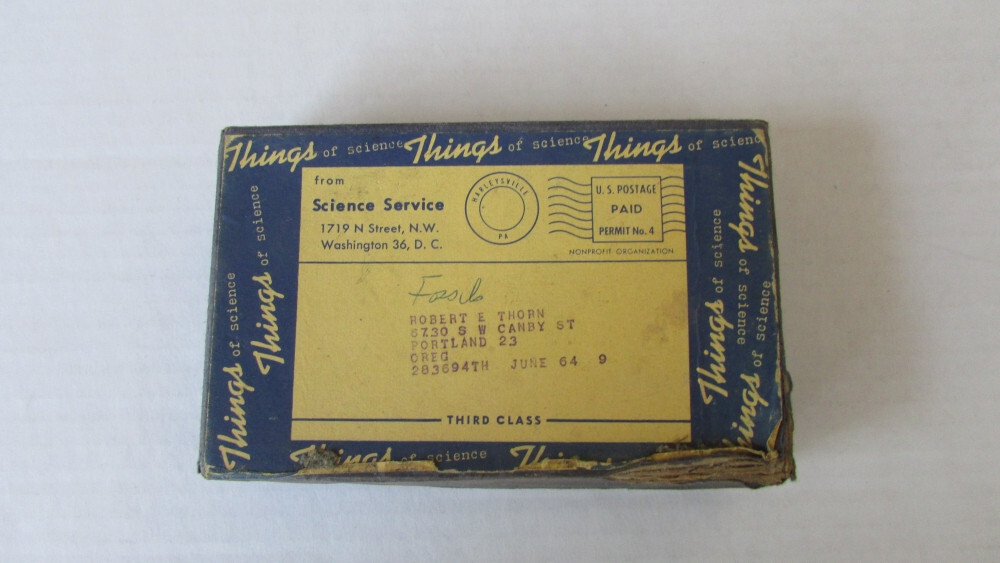 ORIGINAL COMPLETE 1963 THINGS OF SCIENCE WITH ALL ITEMS AND BOOKLET ...