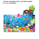 Official Pororo Puffy Reusable Thick Stickers Playbook Sea Learn Korean ...